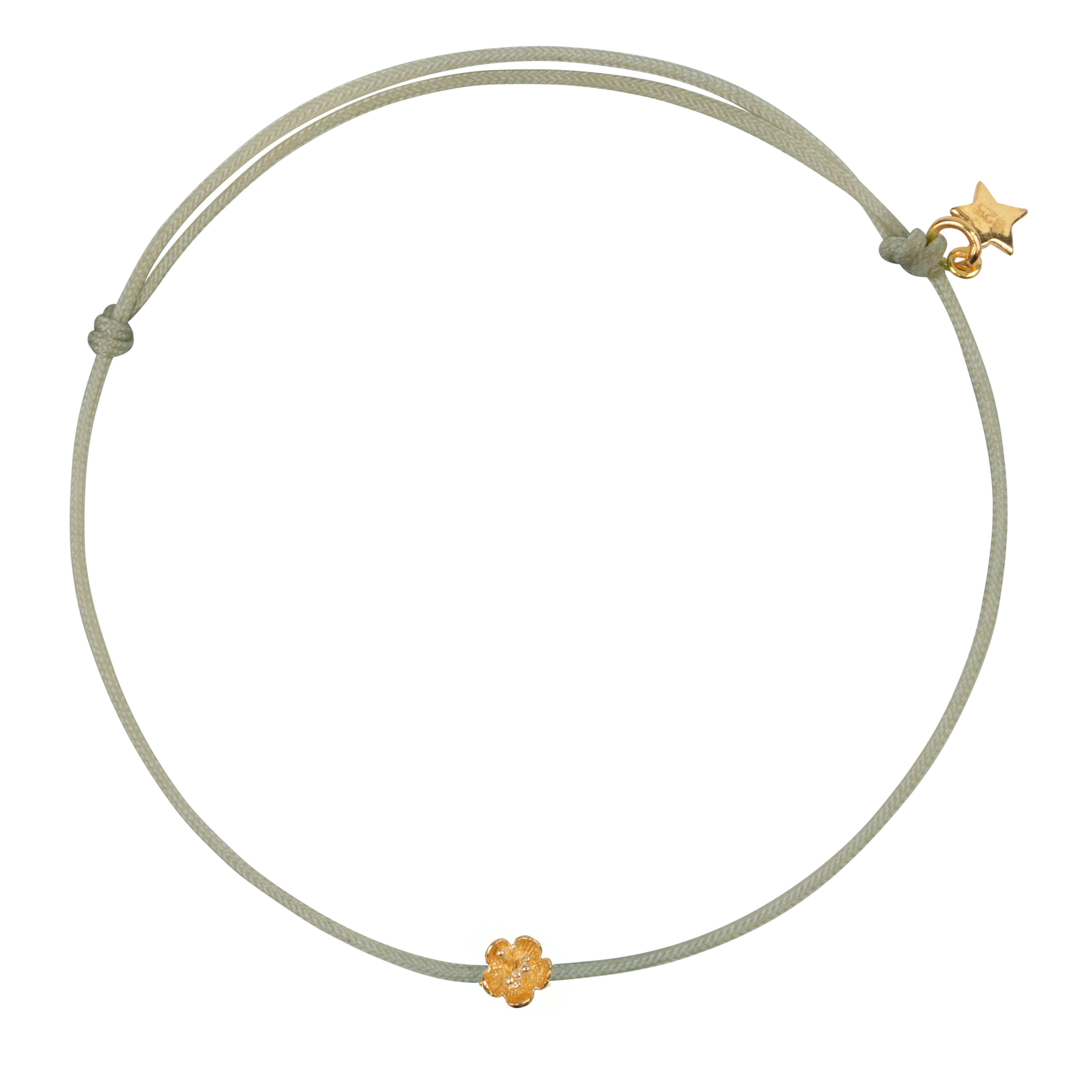 Mini Flower Rope Bracelet Moss Green – Betty Bogaers