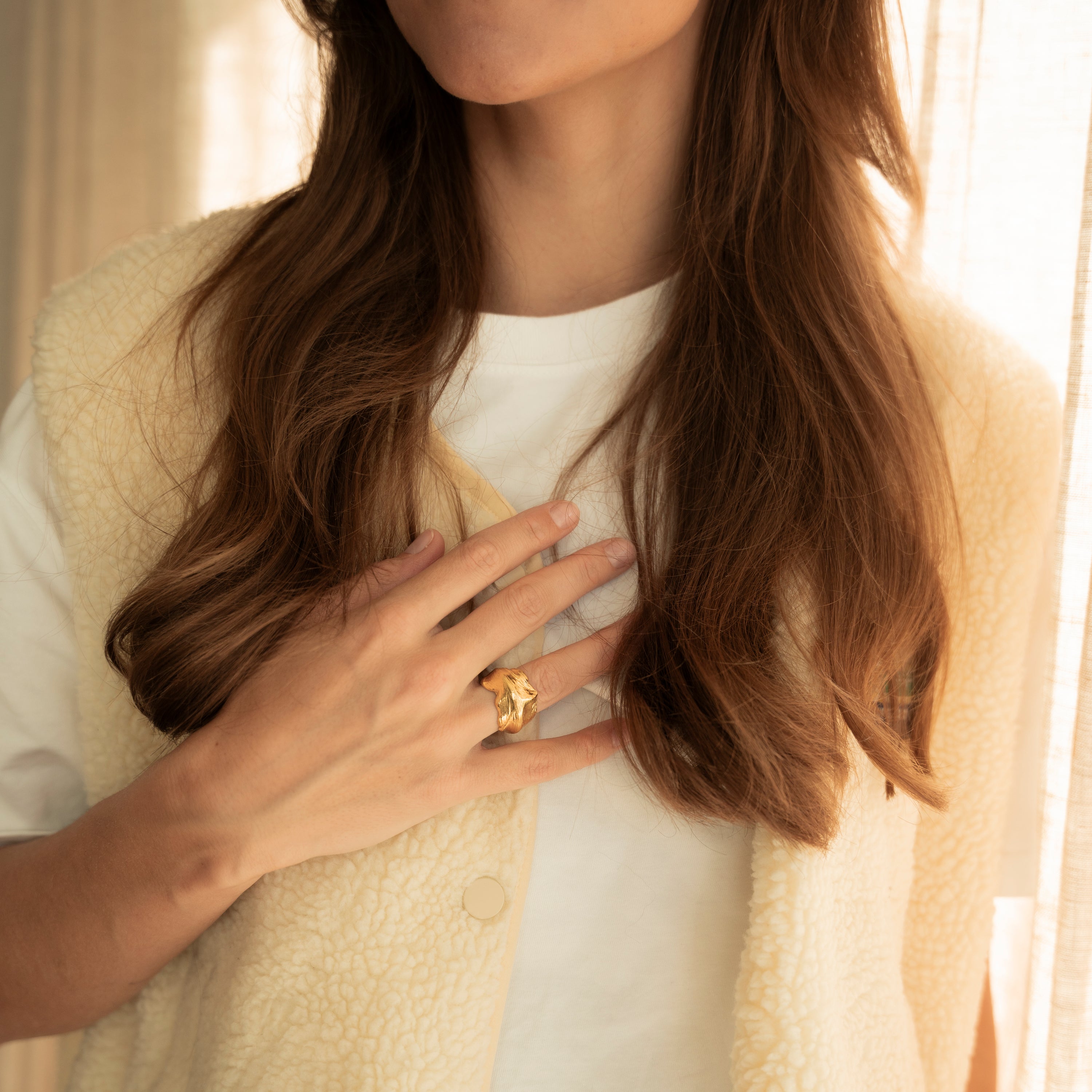 Chunky Fine Rib Ring – Betty Bogaers